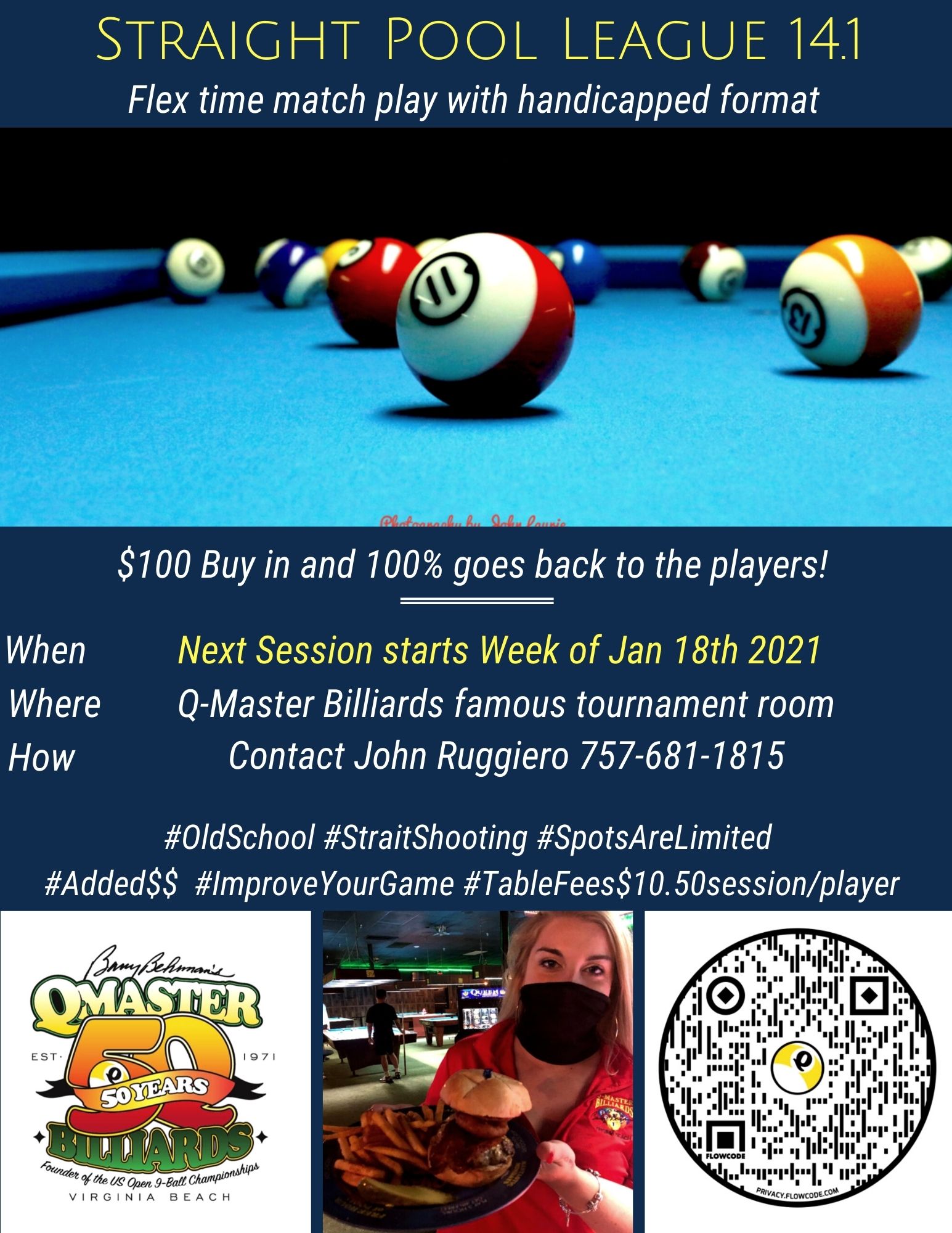 Join Our In-House Pool League
