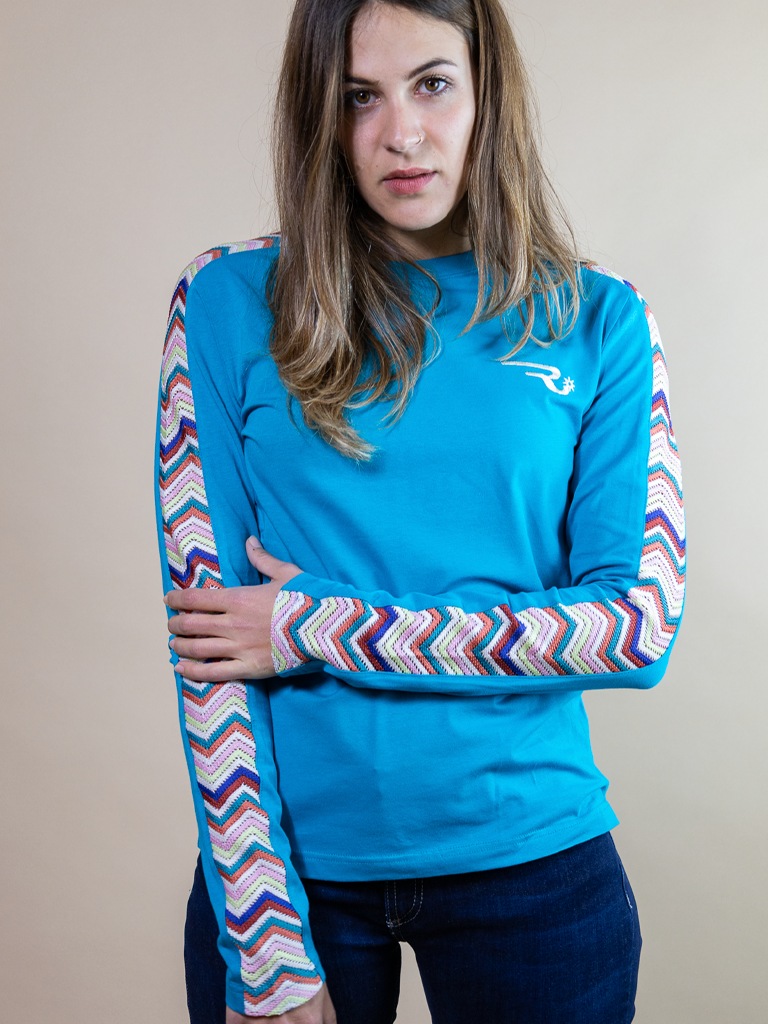 Ranch Girls Retro Long Sleeve ´JOLIE´ petrol