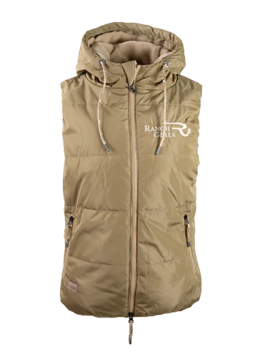 Ranch Girls Hooded Vest´PAM´ sand