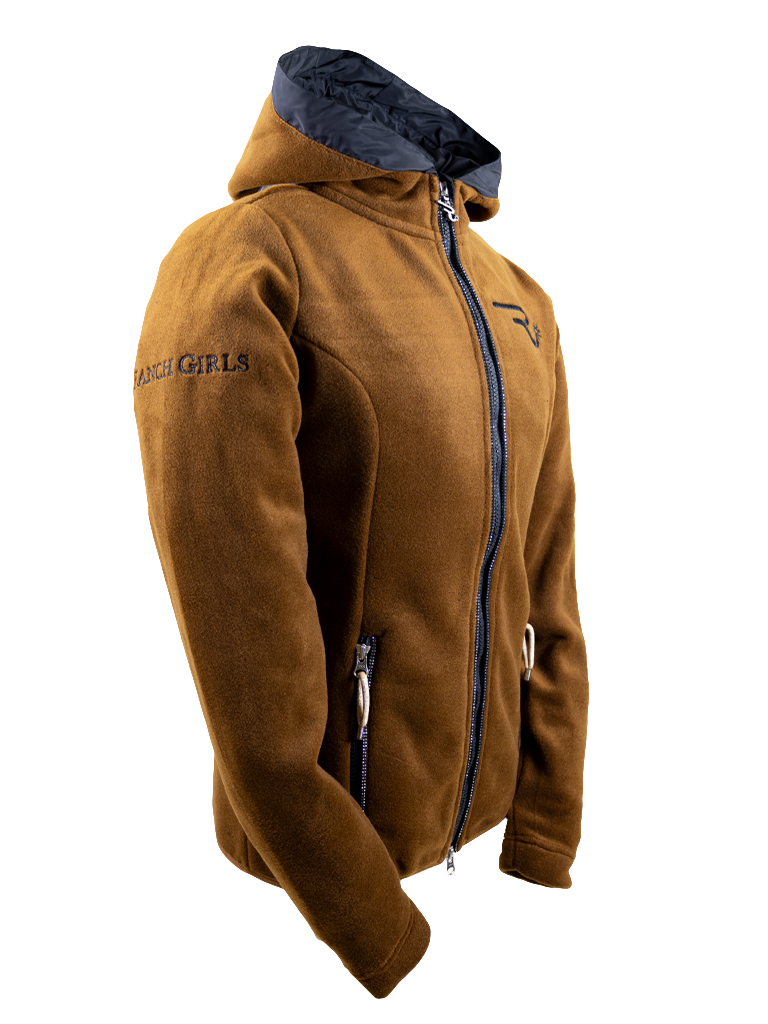 Ranch Girls Hooded Polar Fleece Jacke `GABY` buffalo