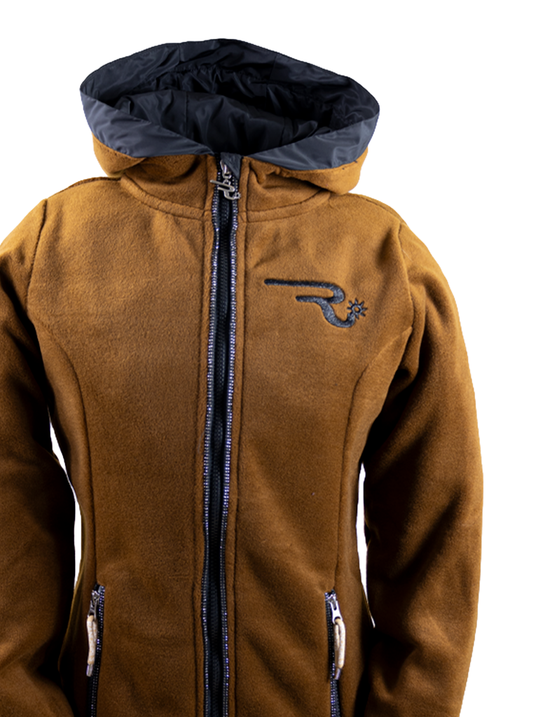 Ranch Girls Hooded Polar Fleece Jacke `GABY` buffalo