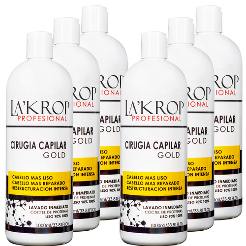 Six Pack, Kit 1 Litro Cirugia Capilar | Lakrop Professional