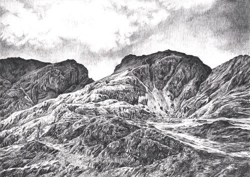 Portrait of Scafell Pike | David Raine Art