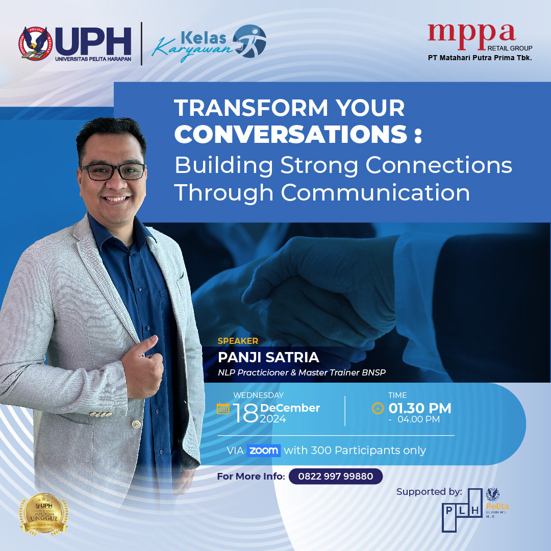 Webinar UPH X MPPA : Building Strong Connections Through Communication ...