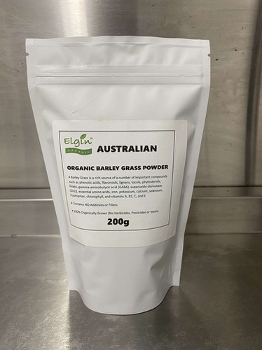 Australian Organic Barley Grass Powder (200g) | Frozberries SA