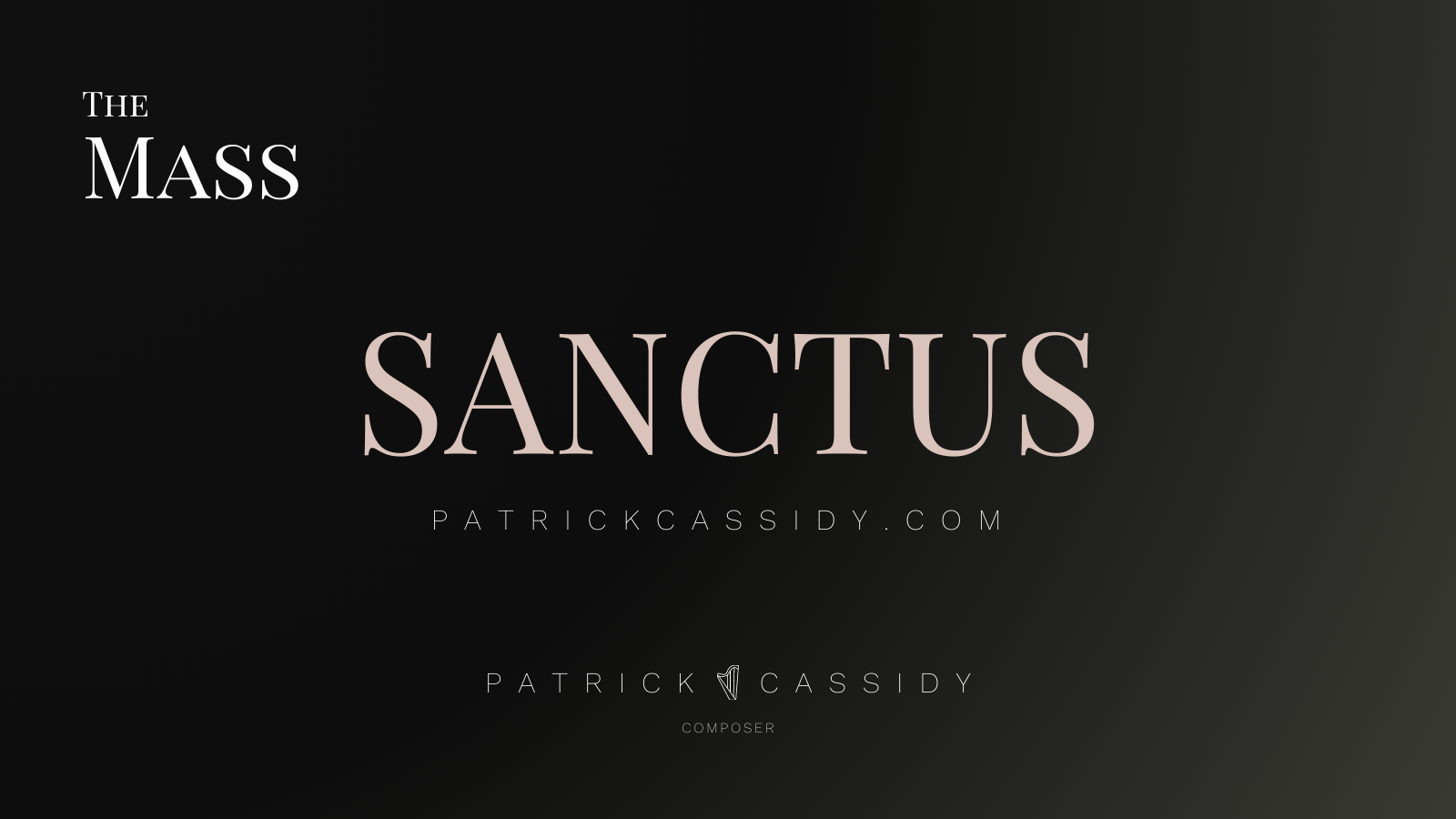 Sanctus | Patrick Cassidy