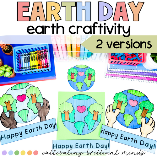 Earth Day Craft Earth Day Activities Earth Day Craftivity Kindergarten ...