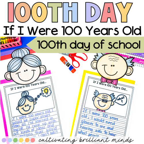 100th Day of School Writing | 100th Day Activities | If I Were 100 ...