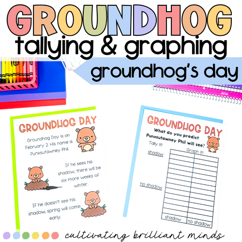 Groundhog Day Anchor Chart | Math Tally & Graph | Groundhog Day ...