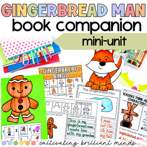 The Gingerbread Man Book Companion | December | Christmas | Activities ...