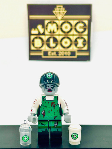 #0616 - Zombie Starbucks Barista | MOC BLOX