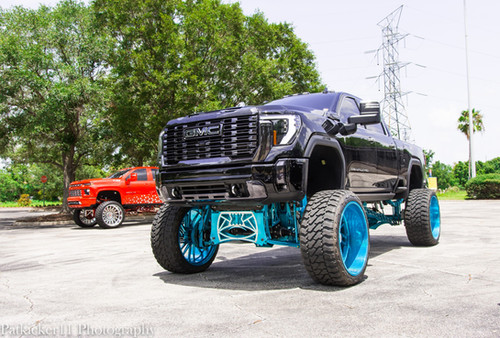 Stage 3-GM 2500 & 3500 15-18" Lift kit (2020-2025) | Krazy Kustomz
