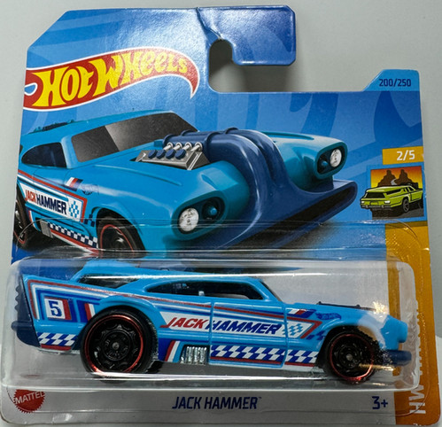 Hot Wheels Wagons Jack Hammer BLUE 2/5 1/64th Scale model Car ...