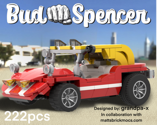 Lego MOC-Bud Spencer-8 stud wide-Custom Model-PDF Instructions (NO ...