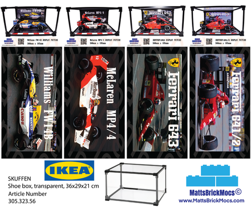 Formula1 Display Pictures To Fit IKEA's SKUFFEN BOX DISPLAY ...