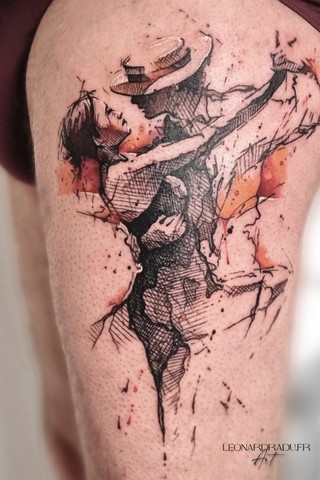 Tatouage personnage | Leonard Radu