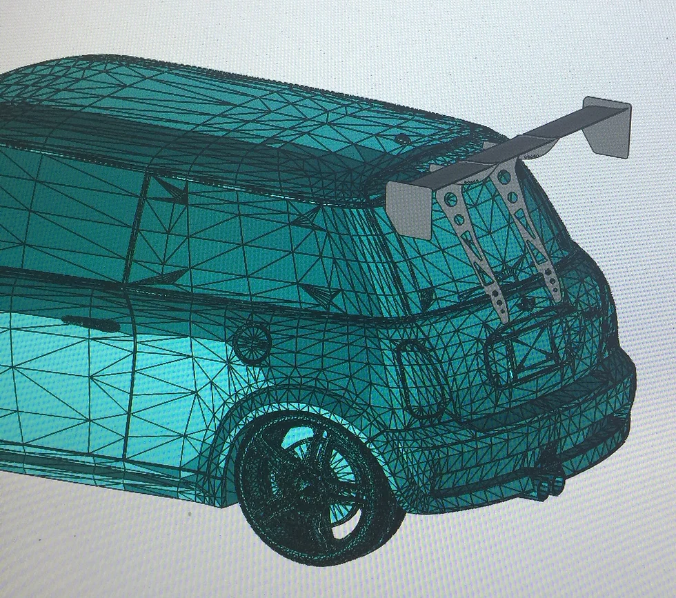Mini R53 Spoiler Kit | Trackdevelopments