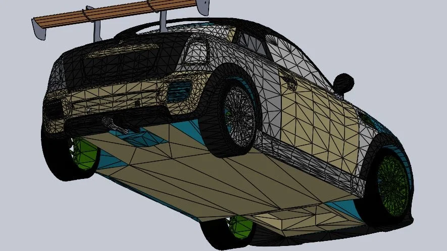 Mini R58 Coupe Swan Neck Spoiler Kit | Trackdevelopments