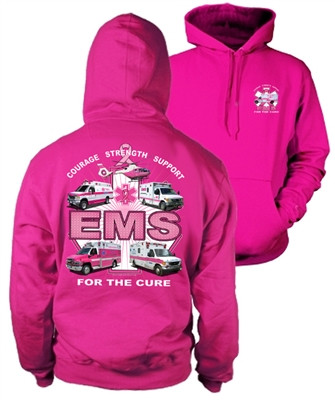 EMS For the Cure(Trucks) Pullover Hooded Sweatshirt | Fisher Sportswear