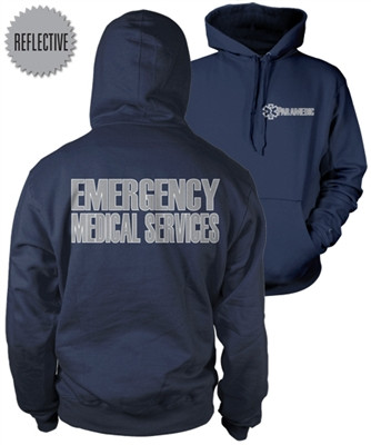 Paramedic Reflective Hooded Sweatshirt | Fisher Sportswear
