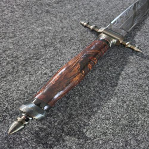 Twisted Damascus Dagger | IRONHEAD FORGE