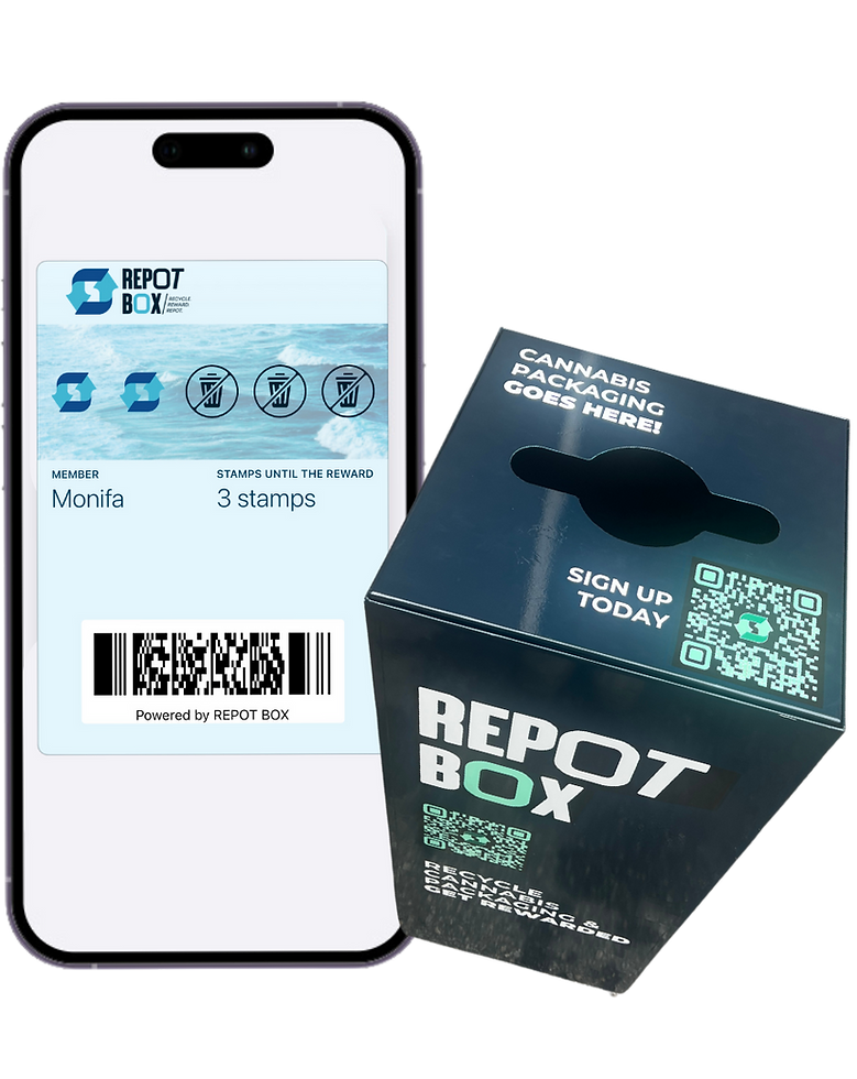 REPOT BOX | Cannabis packaging recycling ... but way more rewarding.