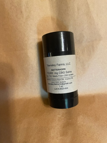 1 oz CBG Salve Stick 15,000 mg | Townsley Farms, LLC
