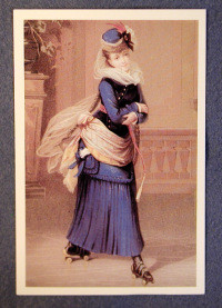"Blue Lady" postcard | National Museum of R