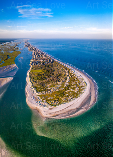 Serenity Point Aerials of Topsail Island | Topsail Art Gallery