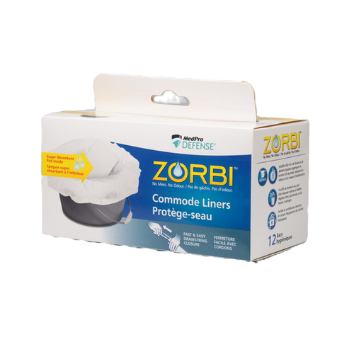 MedPro Defense Hygienic Zorbi Commode Liner | Health is Best Corp