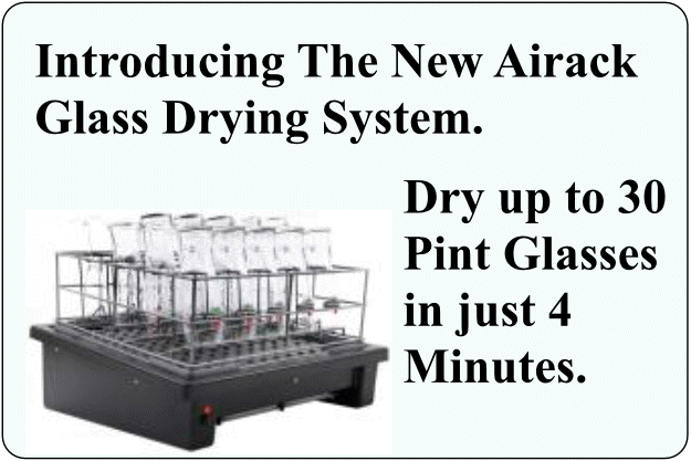 Clenaware Airack glass drying system