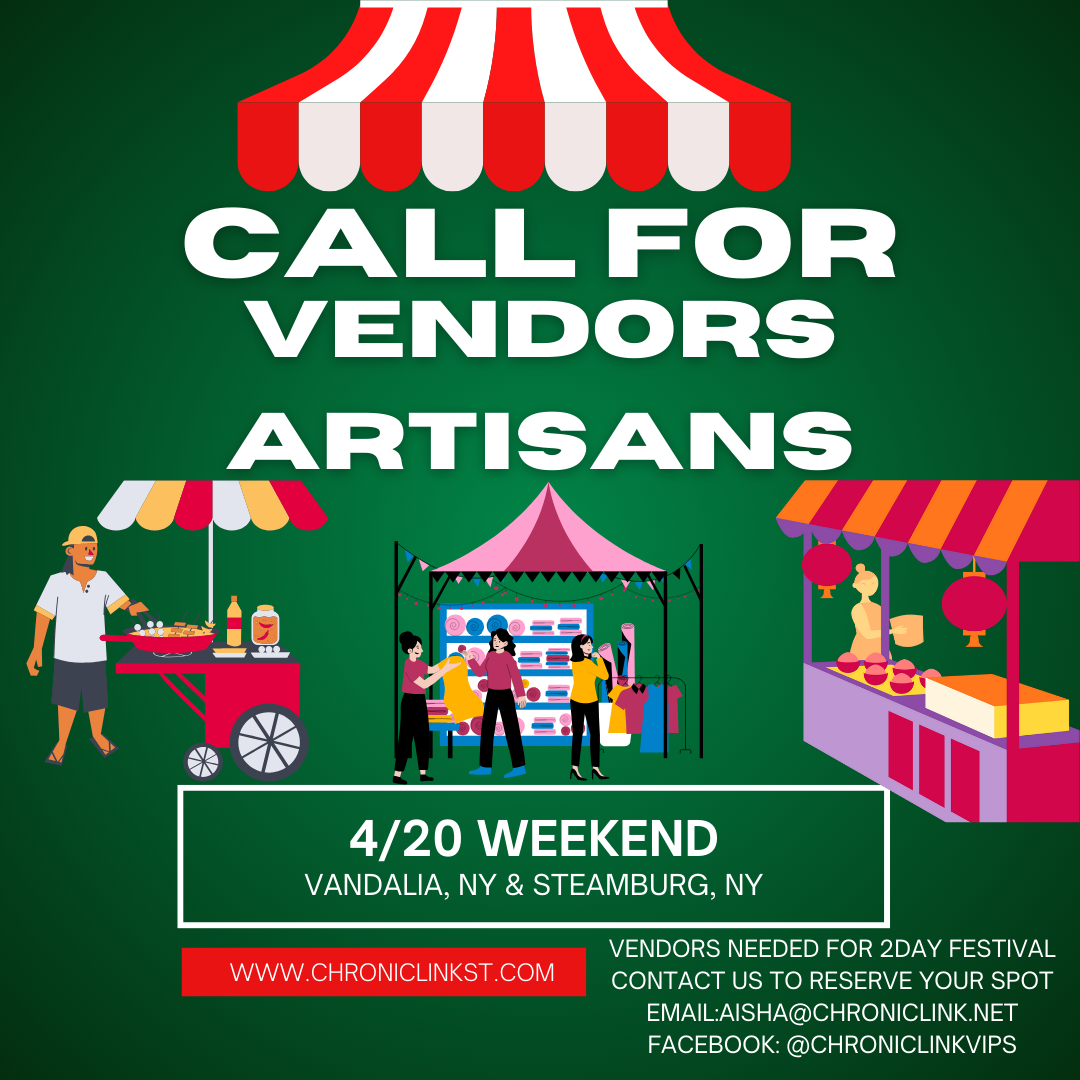 Vendors Needed- Confirm Via Email | Chronic Link