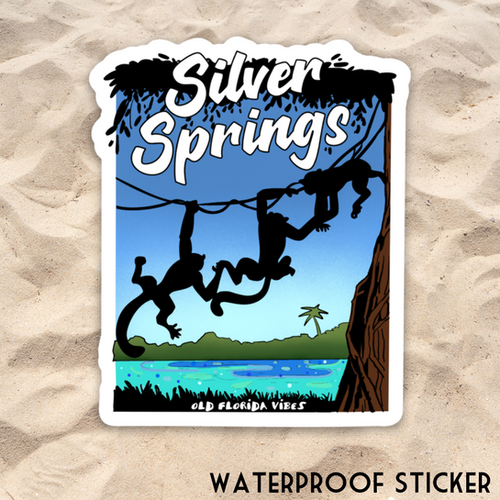 Silver Springs Sticker | Old Florida Vibes