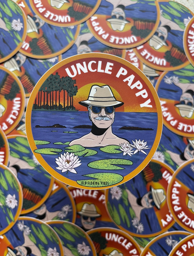 Uncle Pappy Official Sticker | Old Florida Vibes