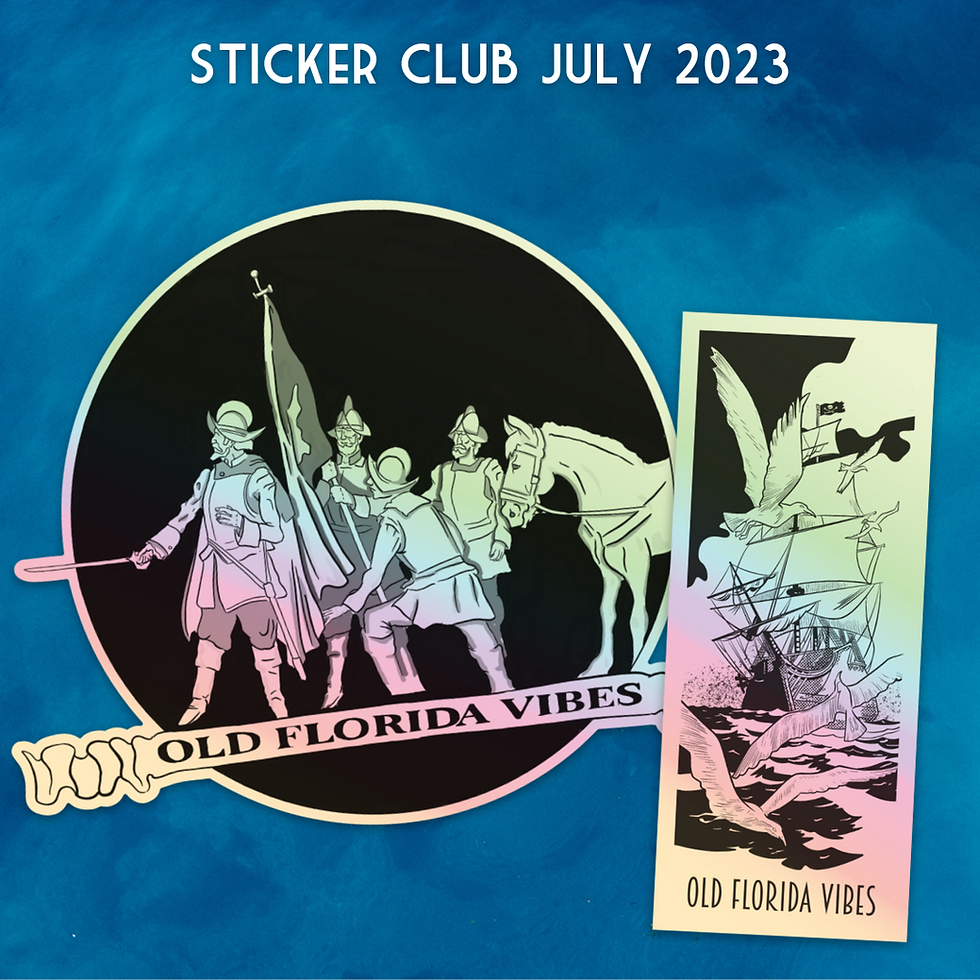 Old Florida Vibes Sticker Club | Old Florida Vibes
