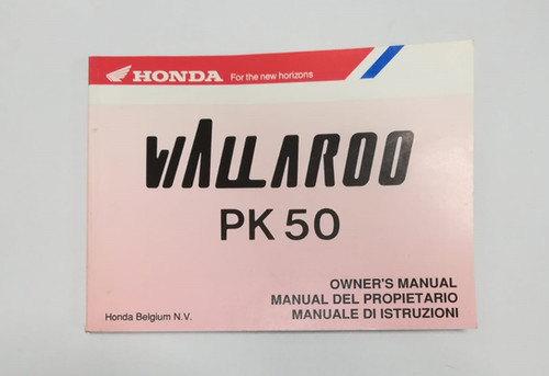 Honda WALLAROO PK 50 - ITALIANO | ALDOVARDI MOTO