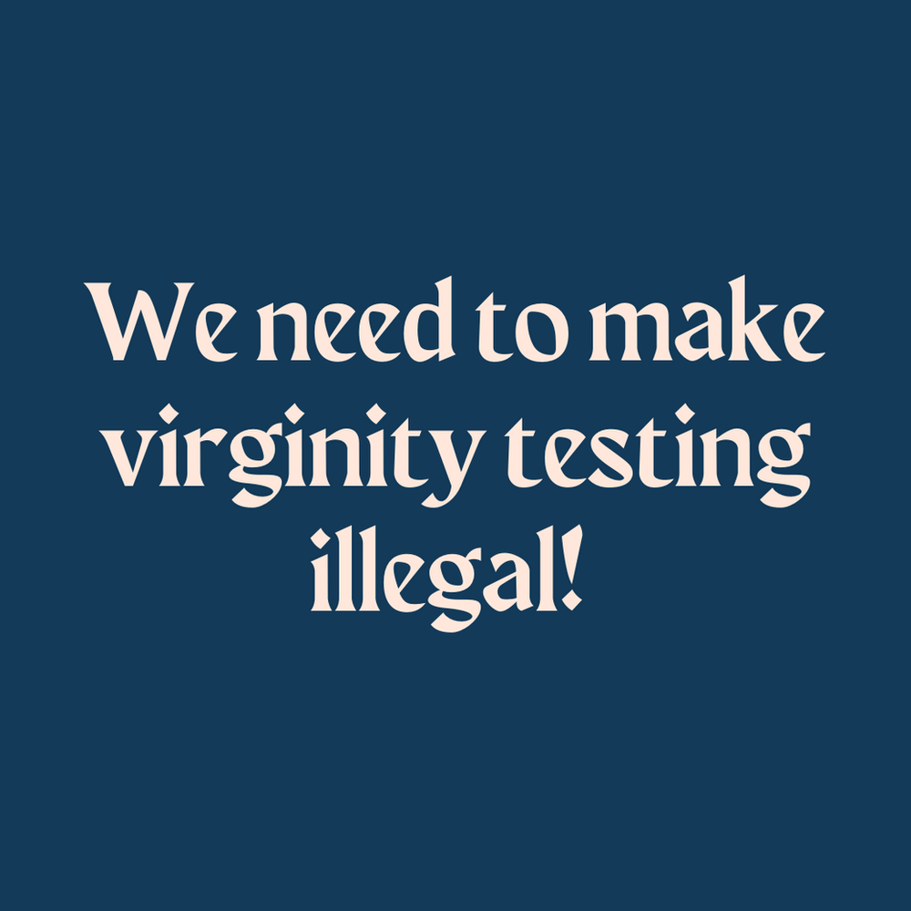 Let's Stop Virginity Testing