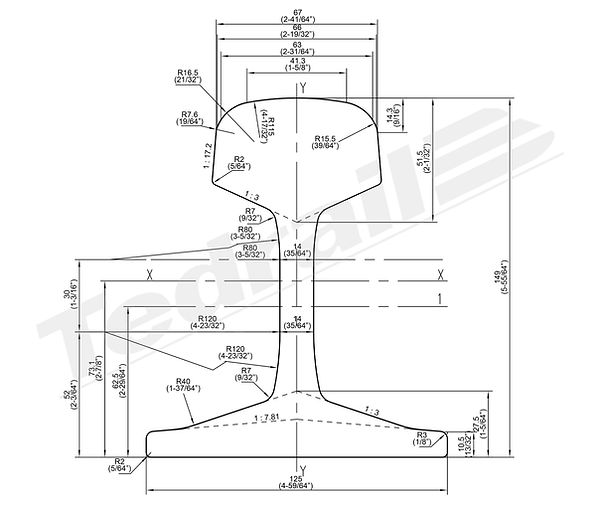 Rail 49E5 | Tedrail Track -Tedrail.com- Jiangsu Tedrail Industrial Co ...