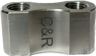 Sharp Shooter Dual Tip Holder 1/4" Inlet -Two 1/4" Discharge Openings ...