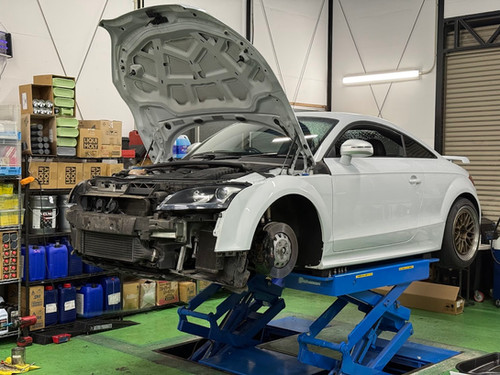 AUDI 8J TTRS DSGオイルクーラー取り付け | GARAGE RS