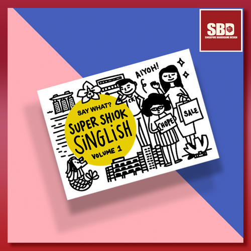 Say What? Learn Singlish Card Game | SG Boardgame Design