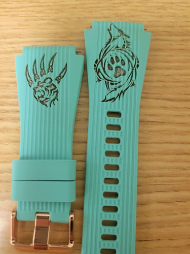 Laser engraving watch bands | Grove's Firearms