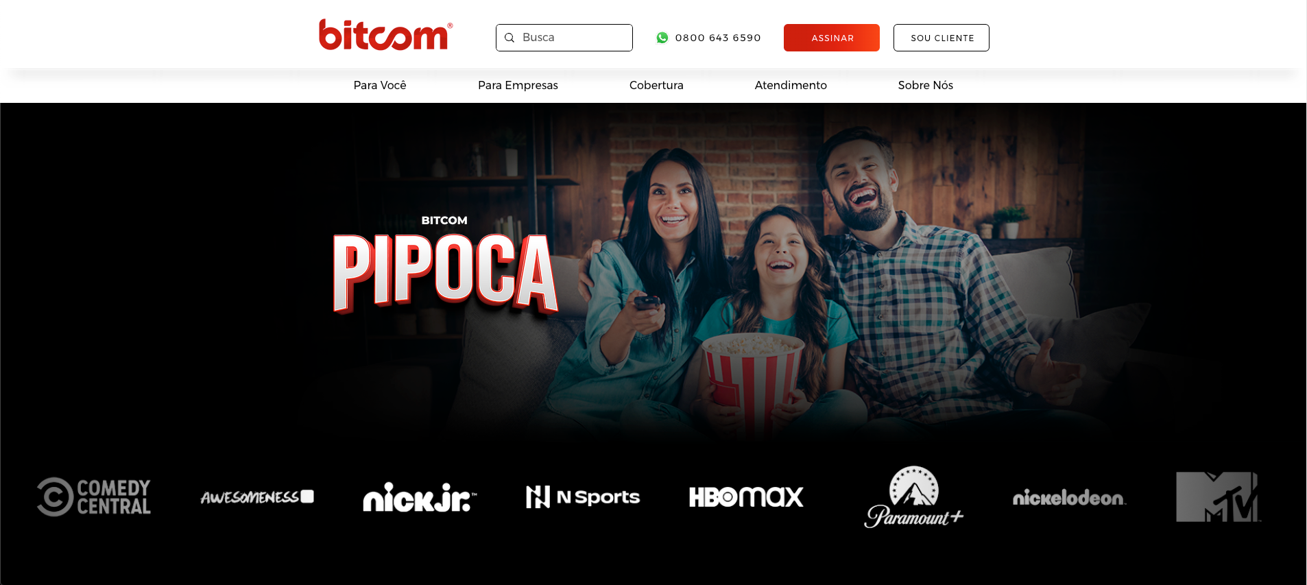 Bitcom Internet Fibra | Bitcom Pipoca