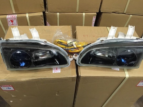 DENJI CIVIC 92-95 PROJECTOR HEADLIGHTS (DJ-HD767BB) | speedzonemotorsports