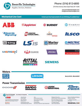 Mechanical Linecards | Power-Flo Technologies