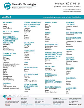 HVAC/Plumbing Line Cards | Power-Flo Technologies
