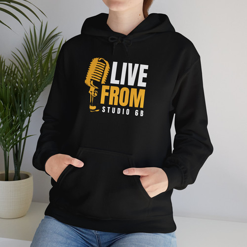 LFS6B Gold & Black | Heavy Blend™ Hooded Sweatshirt | Live From Studio 6B