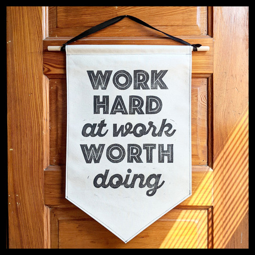 "Work Hard" Banner | MadisonDawneStudios