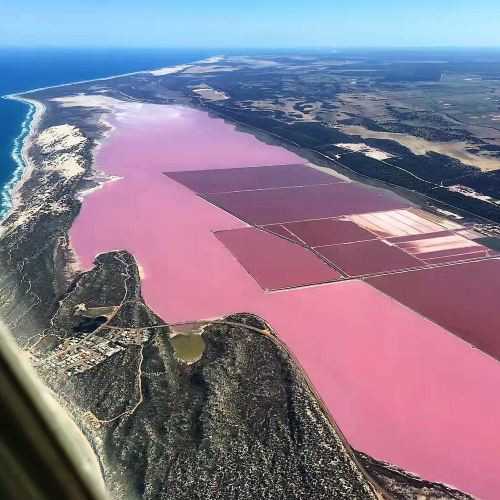 Kalbarri Pink Lake Scenic Flight (45 minutes) | ESCAPE TO WA