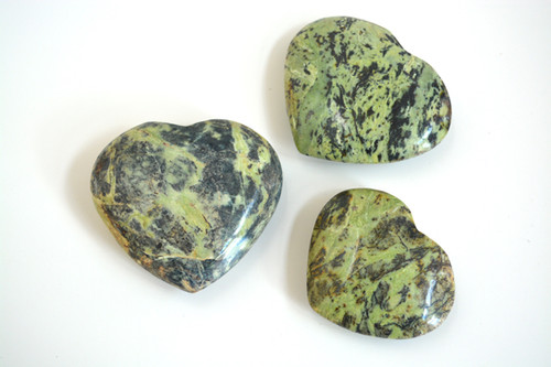 Dragon Jade - Carved Heart (Dragi Jade) | CRYSTAL + CRAFT